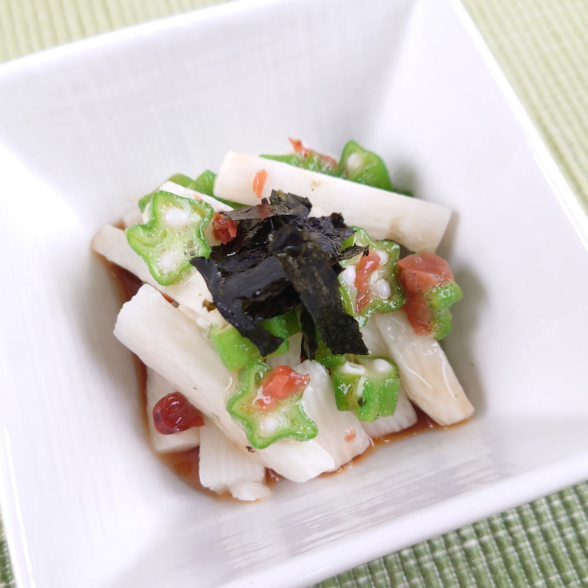 オクラと山芋の梅和え – TABEGORO 土佐山田ショッピングセンター
