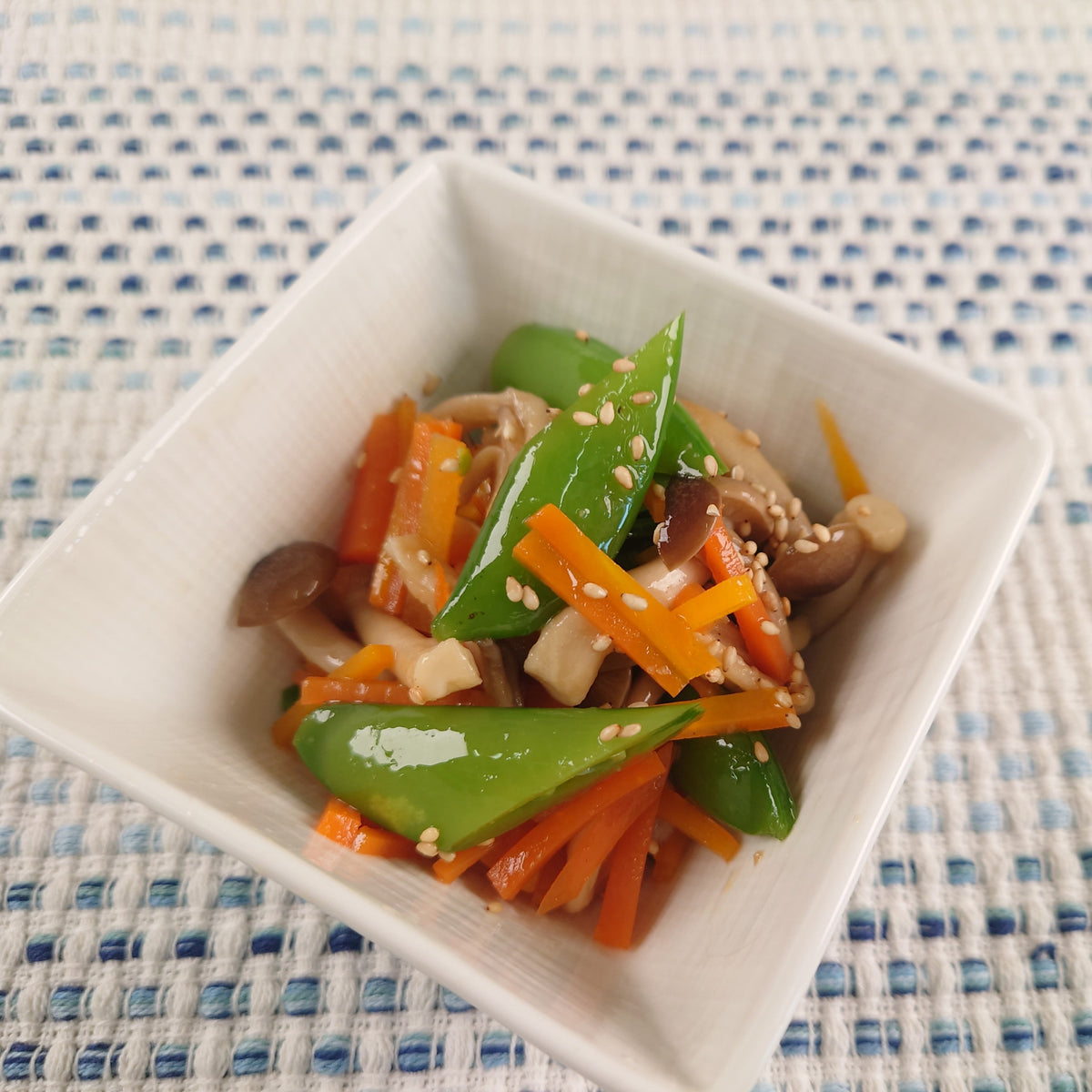 スナップエンドウときのこのナムル – TABEGORO 土佐山田ショッピングセンター